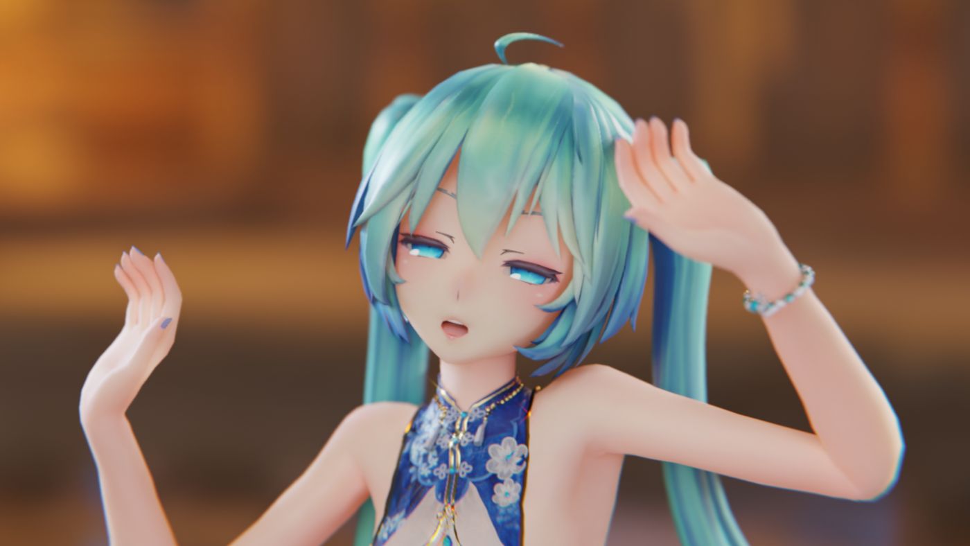 【VOCALOID/MMD】将手（テオ/Teo）- 初音未来【2D向渲染】-乱于魁智-初音未来-哔哩哔哩视频