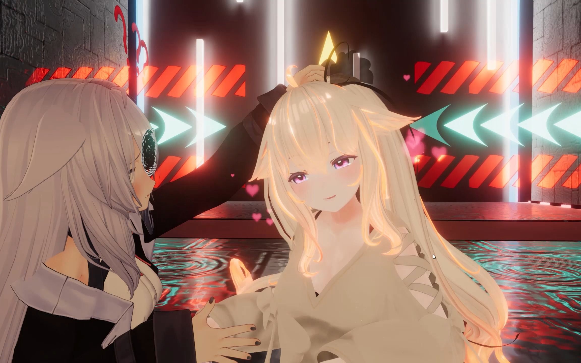 VRChat Avatar Booth商品 Maya和Rindo头发和眼睛的Material展示