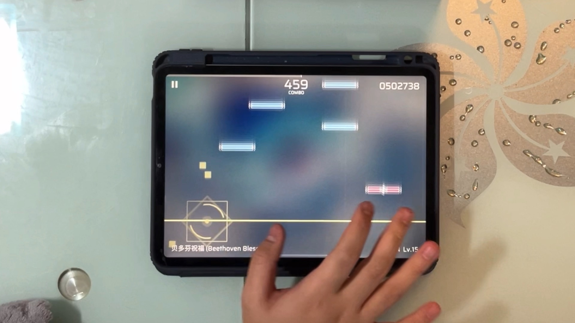 Phigros新曲 贝多芬祝福 (Beethoven Blessing) 单手All Perfect-沉默-_-微笑-沉默-_-微笑-哔哩哔哩视频