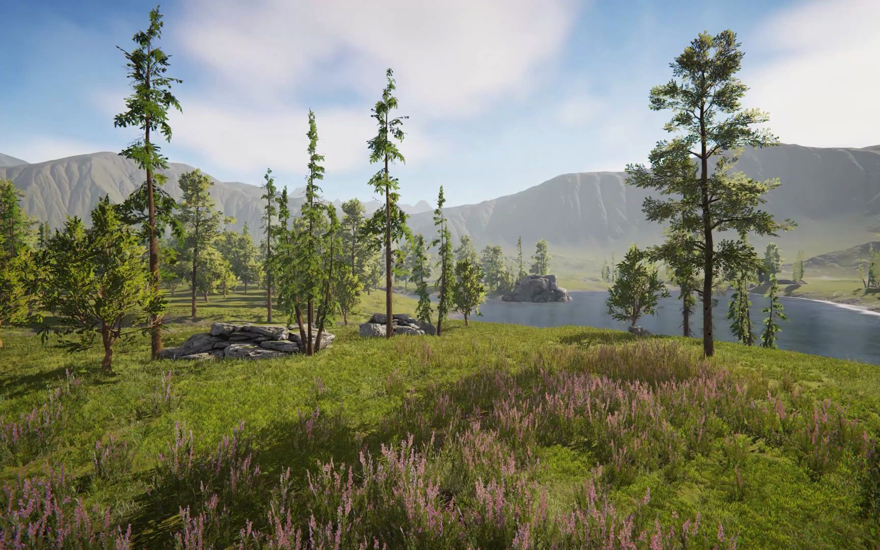 Unity Terrain - URP演示场景（附下载地址）_哔哩哔哩_bilibili