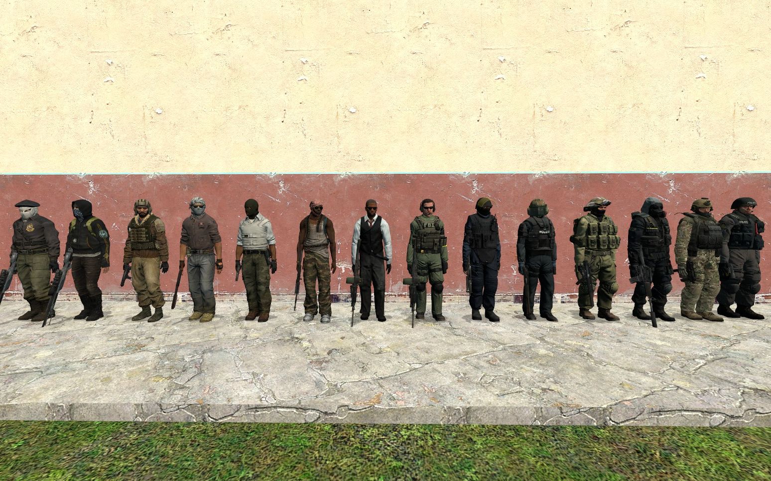 【GMOD】模组推荐：老版CSGO人物NPC_哔哩哔哩_bilibili