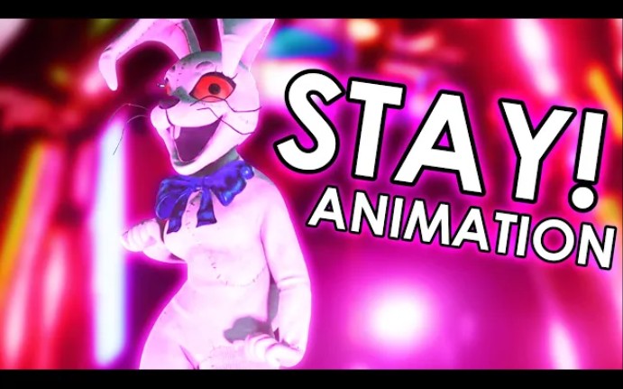 Vanny from Security Breach does STAY dance trend from TikTok_哔哩哔哩_bilibili