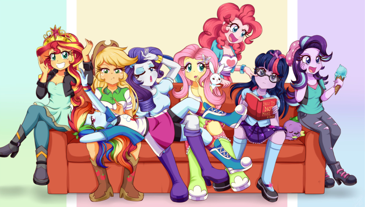 彩虹小马 小马国女孩（中配生肉）_哔哩哔哩_bilibili