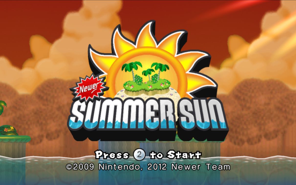 【火鸡/经典作品】新超级马里奥兄弟WII Newer Summer Sun 单人全收集下饭流程_单机游戏热门视频