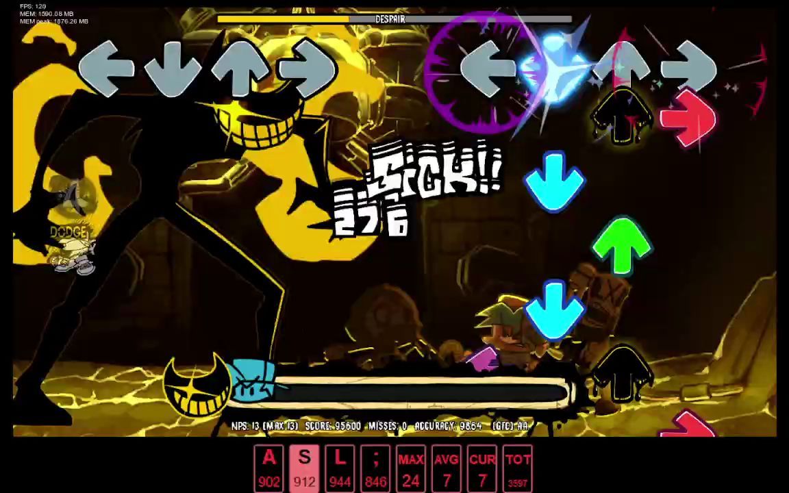 [FNF Indie Cross 1.0版本]despair FC！！！_单机游戏热门视频