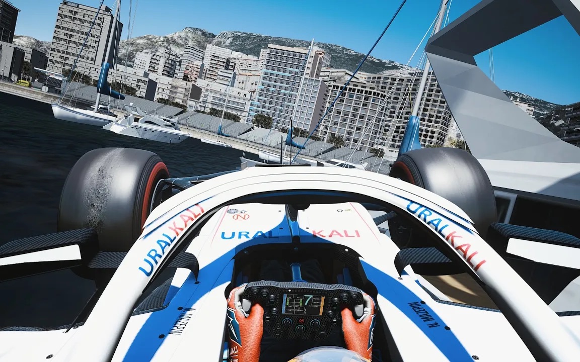 泽平飞跃摩纳哥 Nikita Mazepin flying over Monaco_哔哩哔哩_bilibili