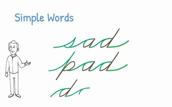 Learn Cursive Step-By-Step Lesson # 9_哔哩哔哩_bilibili