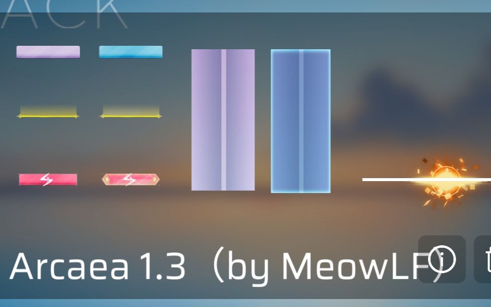 【Phira自制皮肤预览】Blue＆Red Brick SKIN v1.0.0(Phigros原神皮肤3.0)