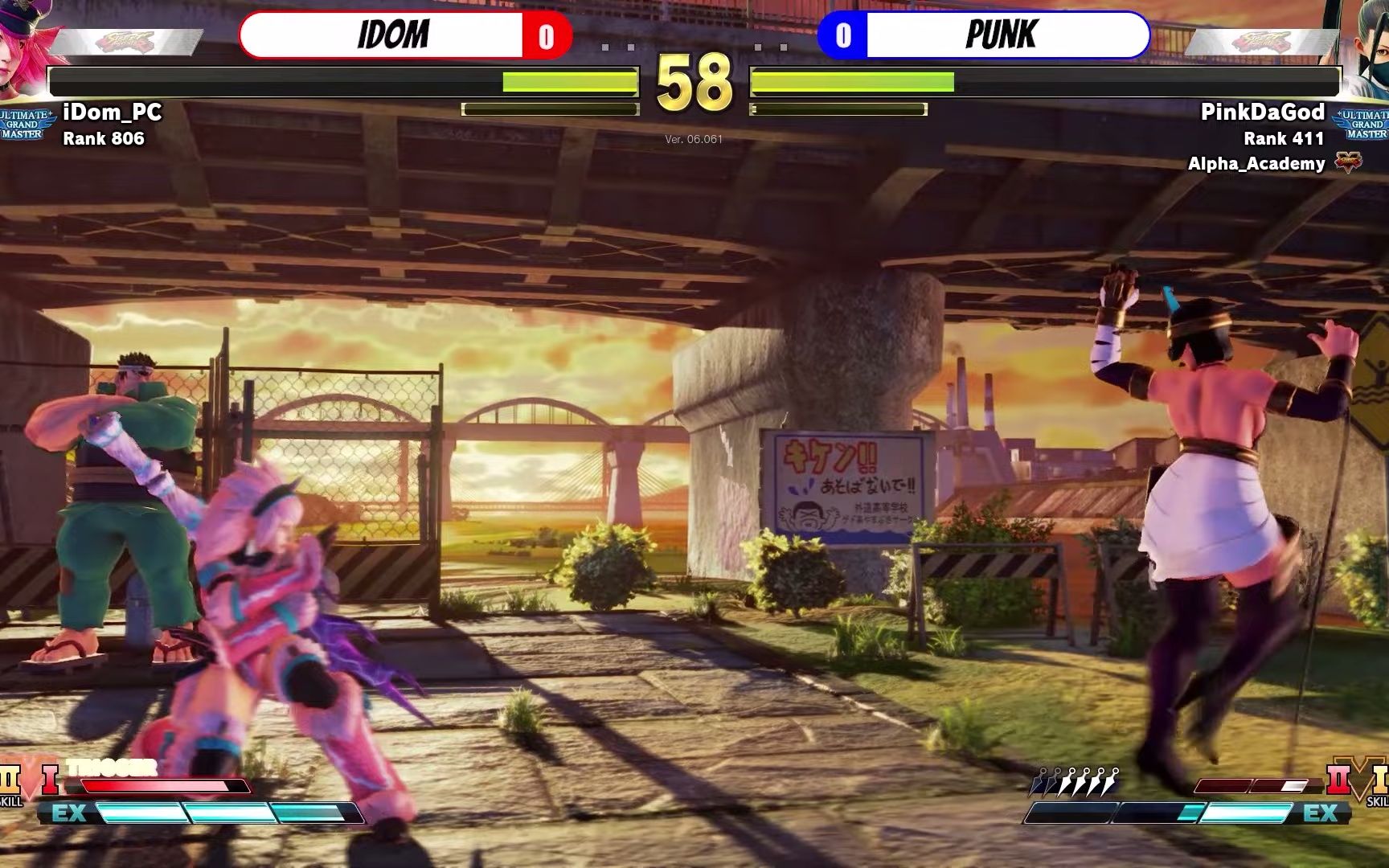 街霸5：营养不良💥 Punk (Ibuki) VS IDom (Poison)_哔哩哔哩_bilibili