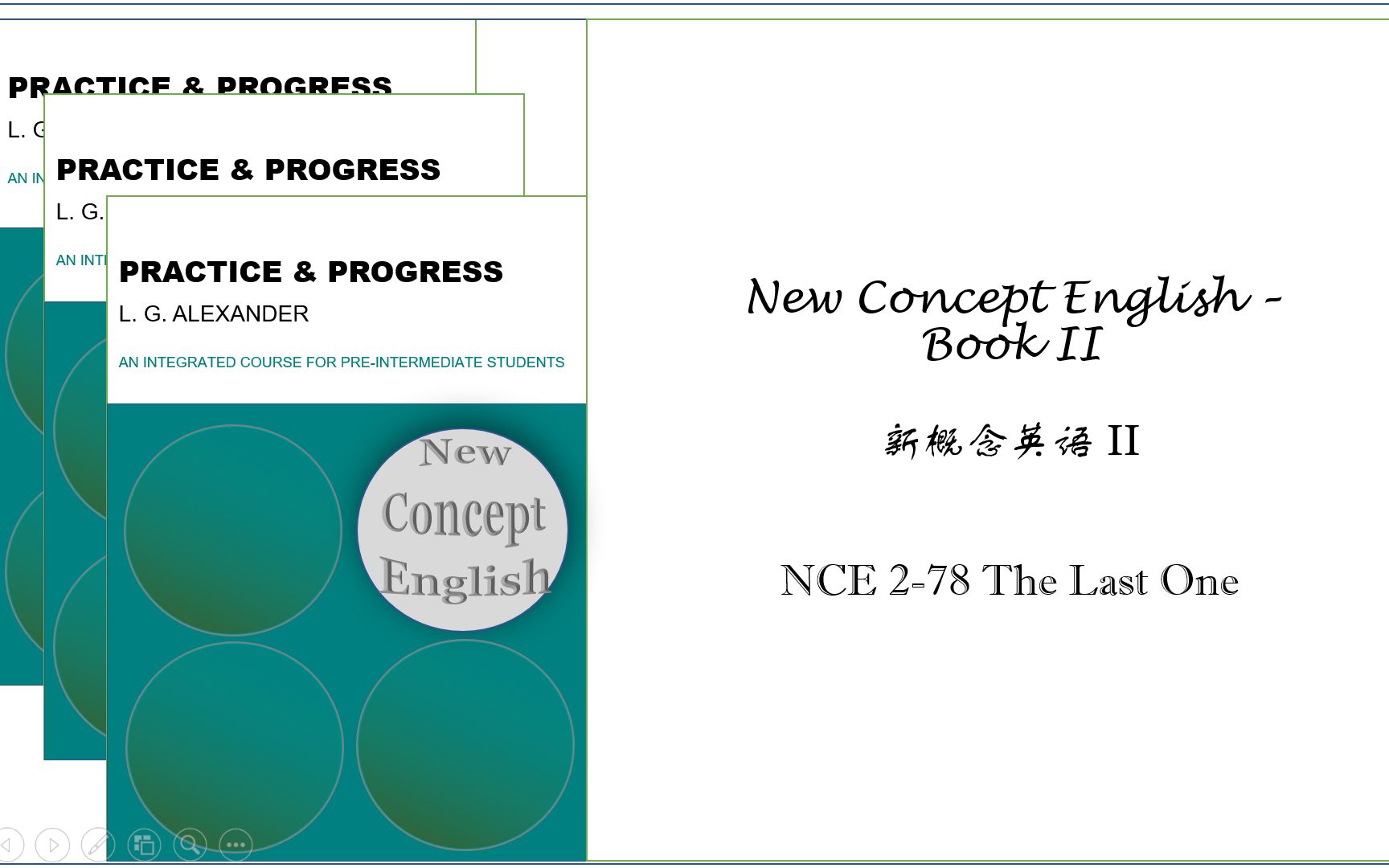 New Concept English 2 NCE 2-78 The Last One_哔哩哔哩_bilibili