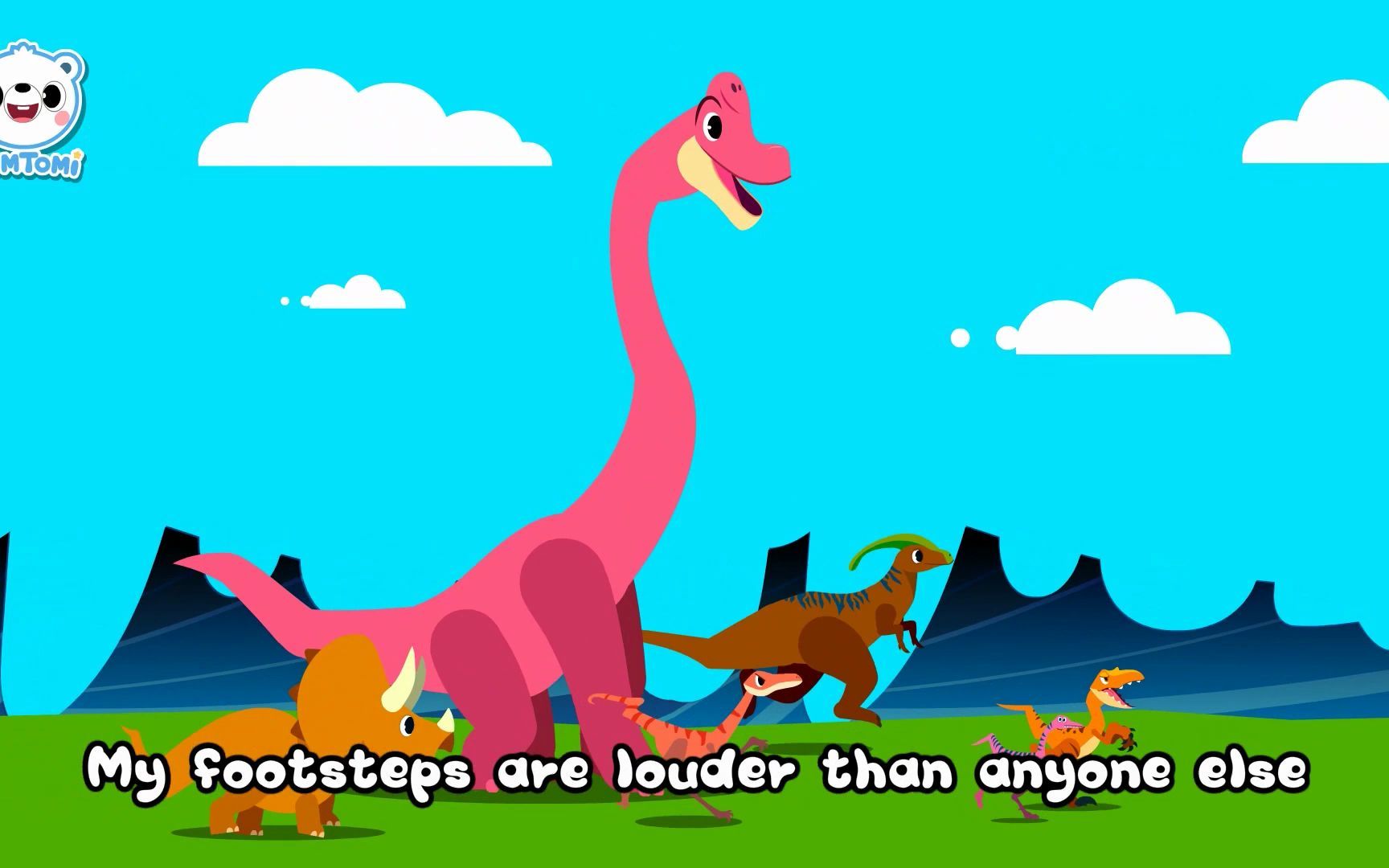 Brachiosaurus Song Herbivorous Dinosaurs Dinosaur Cartoon_哔哩哔哩_bilibili