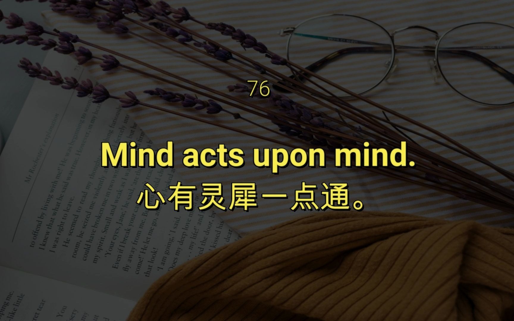 100句值得珍藏的英语名言(76 80) 哔哩哔哩