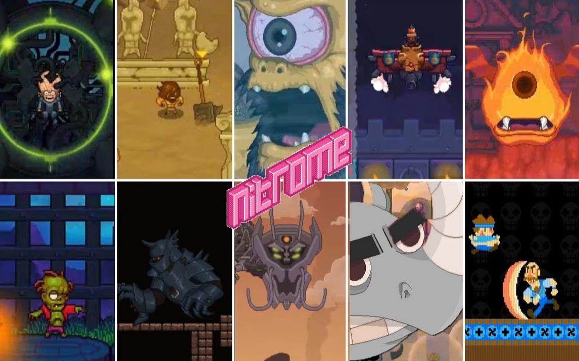 Nitrome flash 游戏 - 全 Boss (第 2 部分)〈作者：Q. NIK〉_Mux - 视频下载 Video Downloader