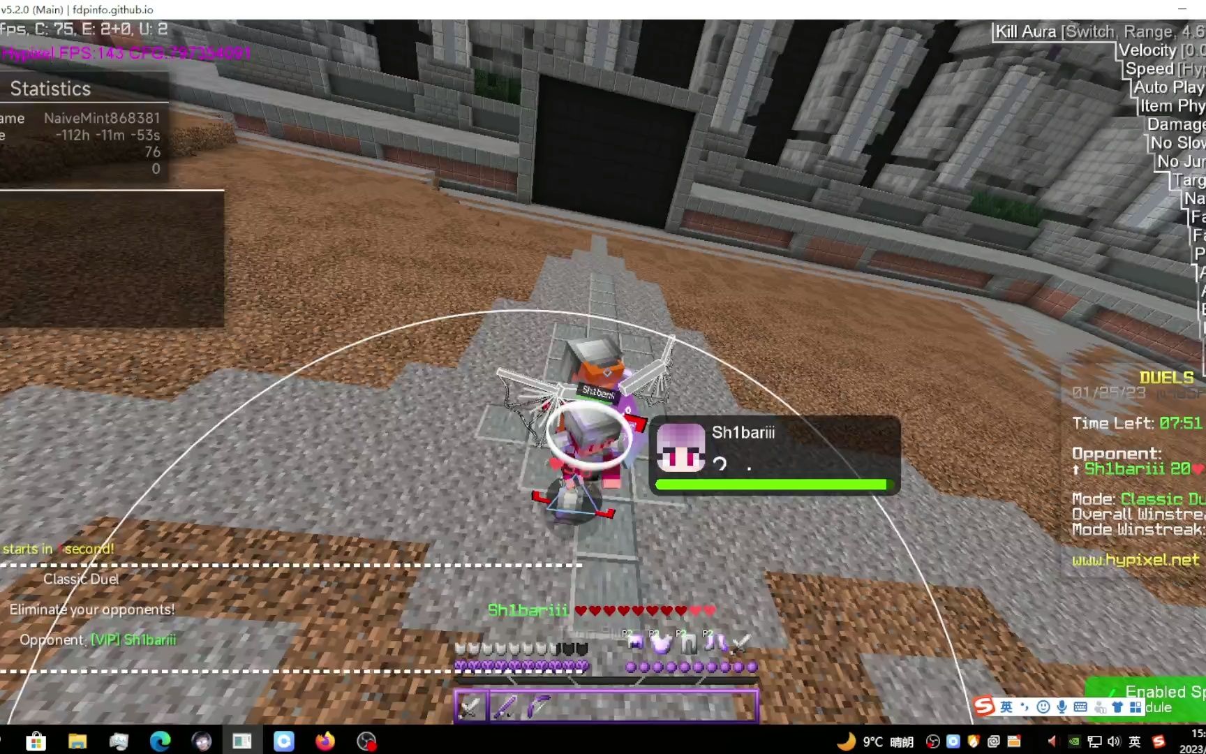 Liquidbounce + Reborn Destroy Hypixel with Bowjump