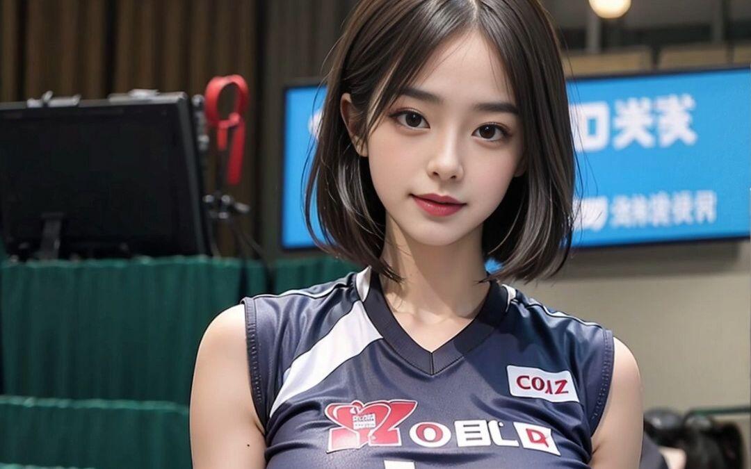 【ai绘画】可爱的排球美女 哔哩哔哩