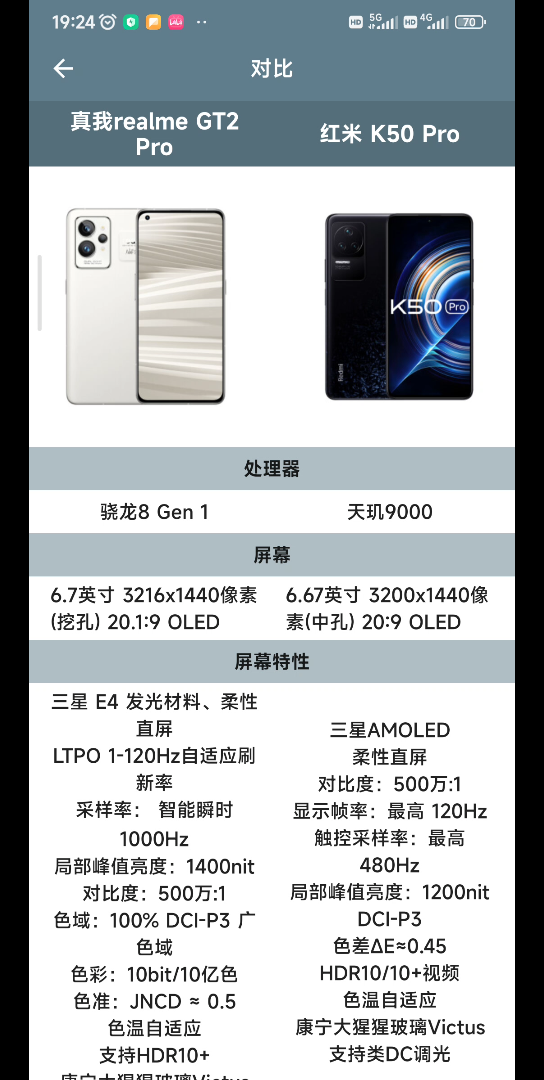 relme GT2 Pro VS redmi k50pro各有千秋吧，我选天玑。_哔哩哔哩_bilibili