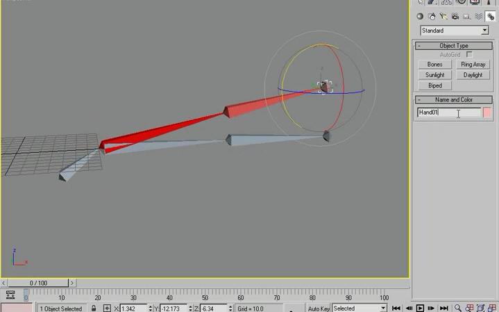 【动画绑定教程】IK和FK的切换设置MAX FK - IK Setup_哔哩哔哩_bilibili