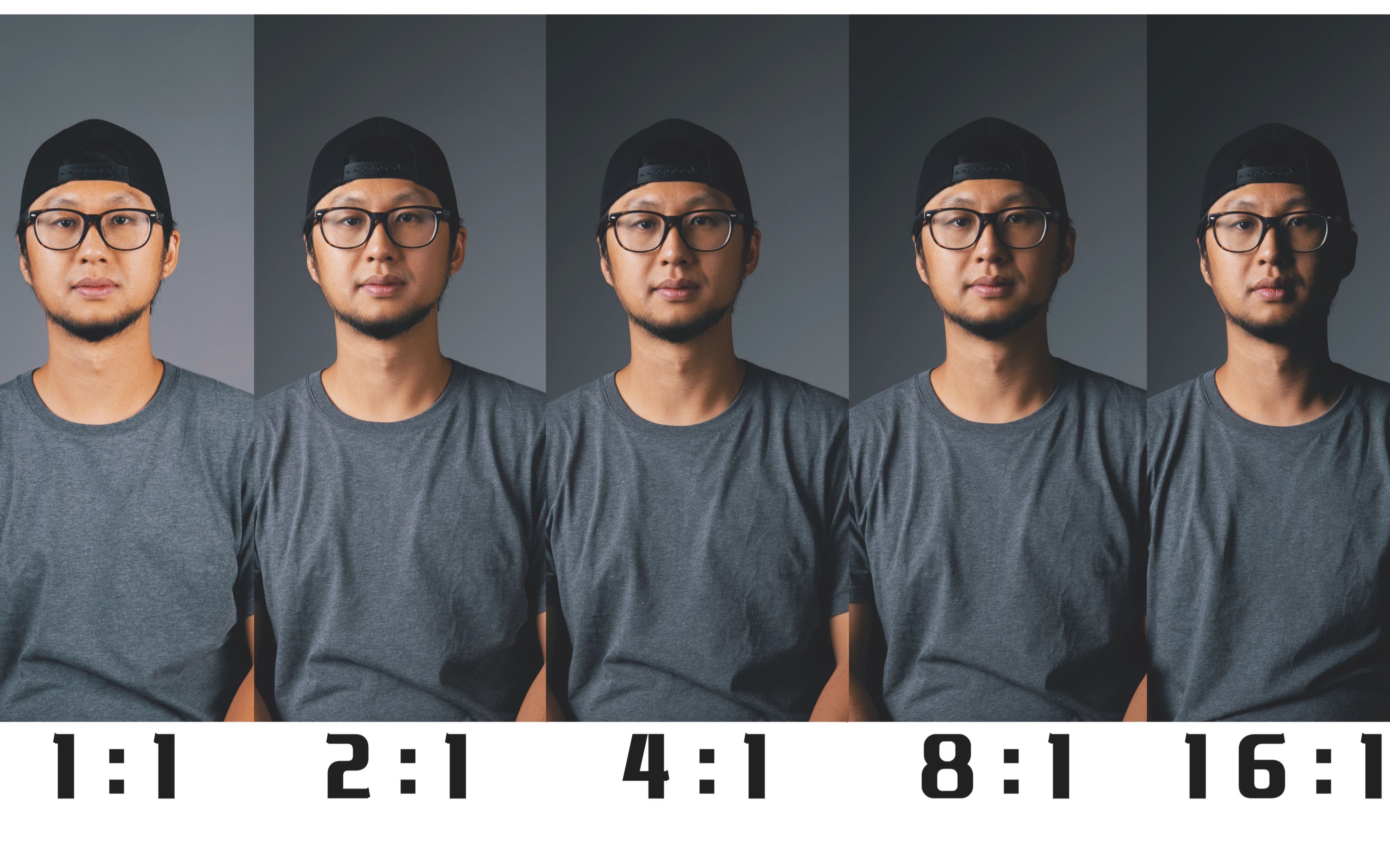 摄影知识：什么是灯光的对比？——Lighting Ratio｜和明暗对比之间有什 - 哔哩哔哩