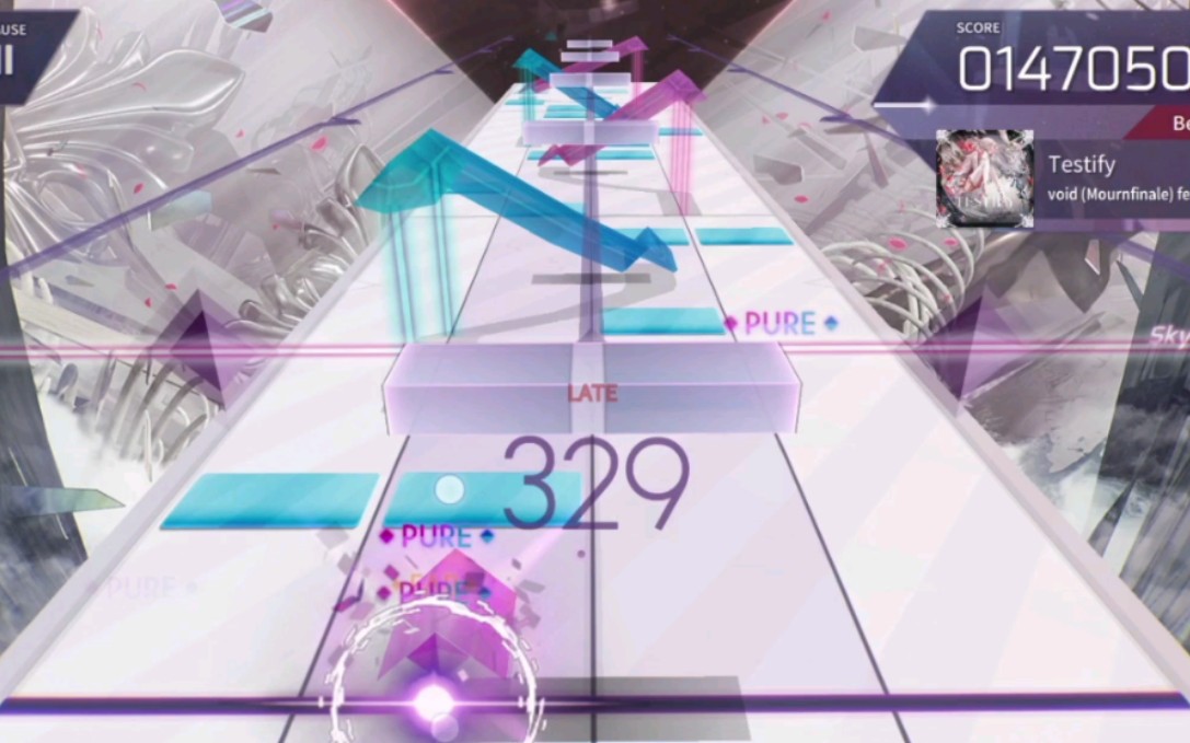 【ARCAEA】全曲1速挑战（23）--------Testify（beyond）_音游热门视频