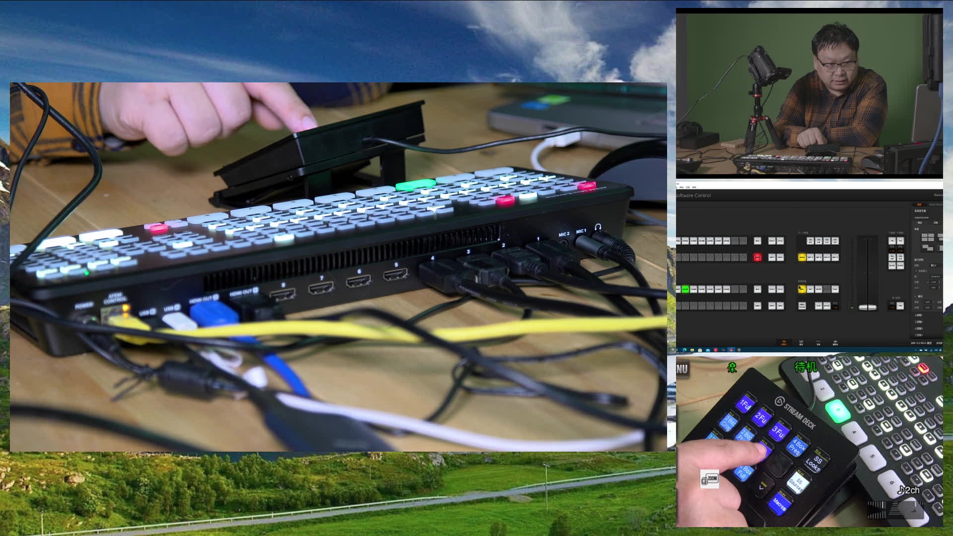 ATEM MINI Extreme 切换台SuperSource功能使用分享_哔哩哔哩_bilibili