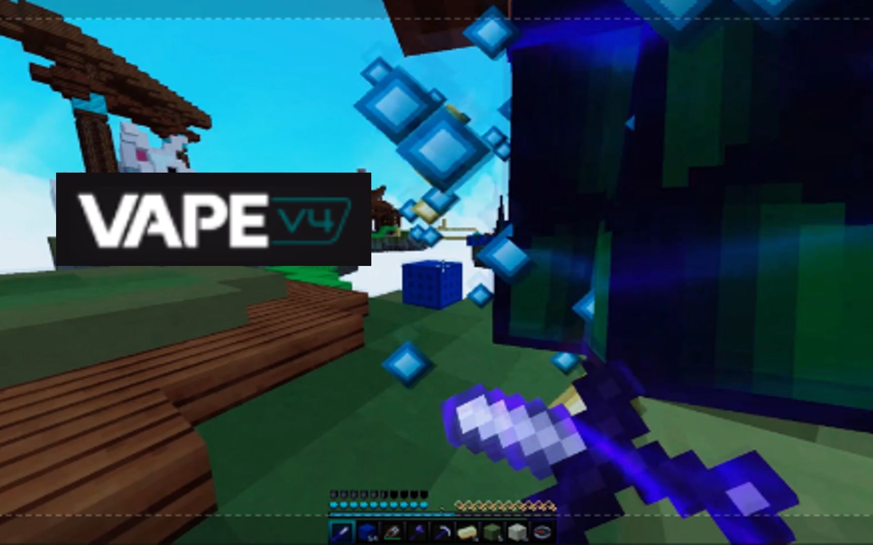 在Lunar端注入Vape v4制裁邪恶史蒂夫？简介附带vape破解版（非标题党 - 哔哩哔哩