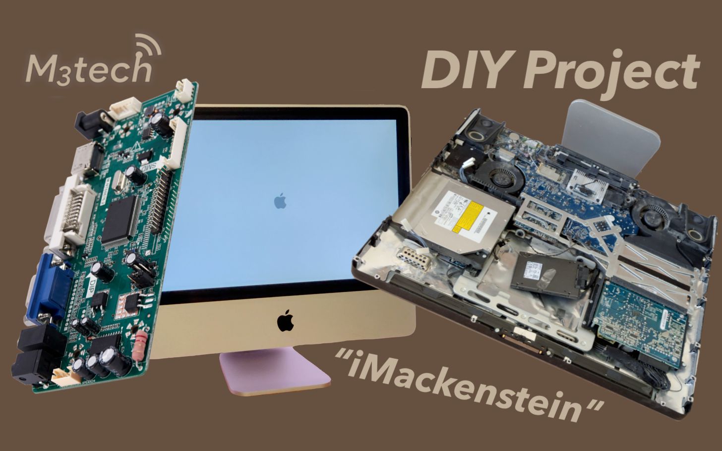 【DIY动手做】将老款iMac改装成“苹果”显示器_哔哩哔哩_bilibili