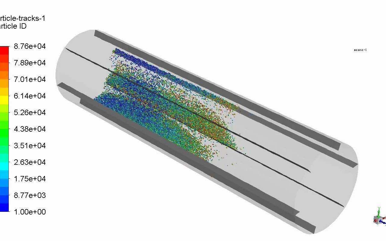 Ansys Fluent中的DEM模型+旋转网格+流固耦合 模拟回转窑颗粒运动 2_哔哩哔哩_bilibili