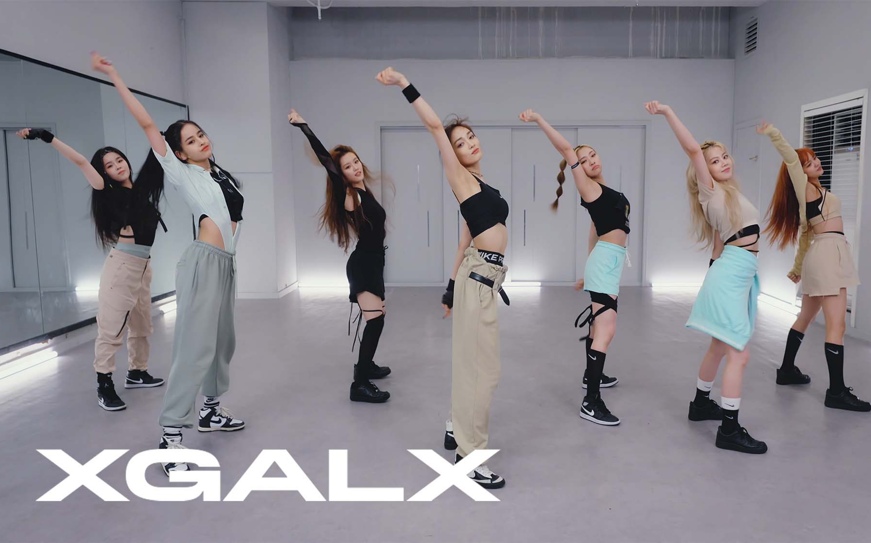 XG - MASCARA ( 练习室舞蹈版 )-XGALX_XG-XGALX_XG-哔哩哔哩视频