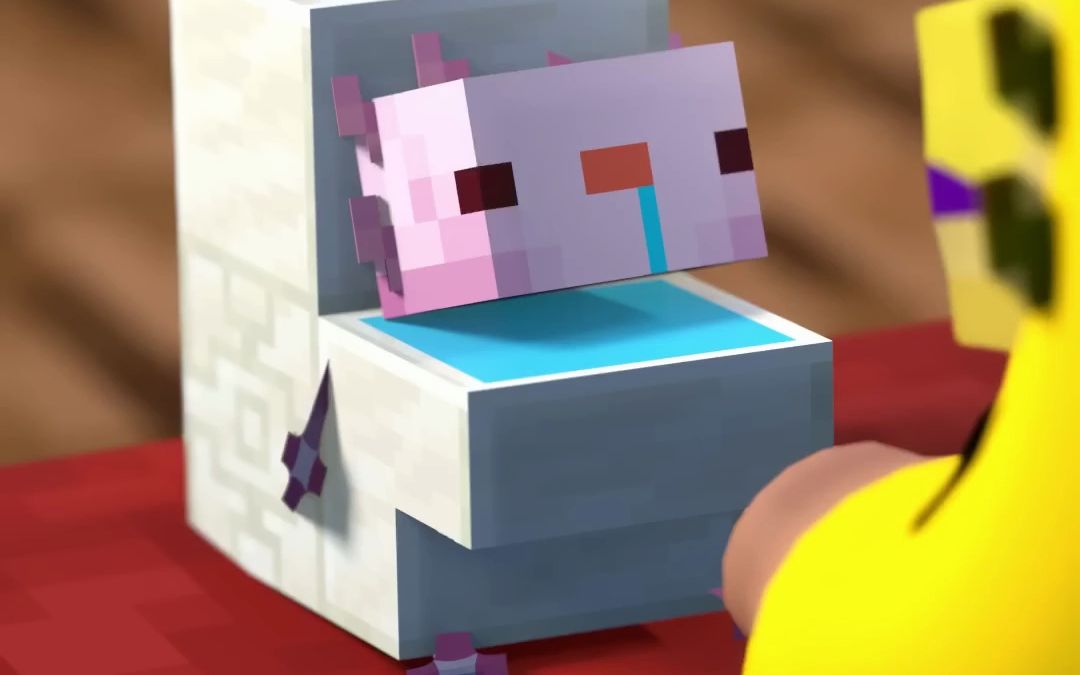 Skibidi toilet Axolotl is adopted-Parotter-Parotter-哔哩哔哩视频