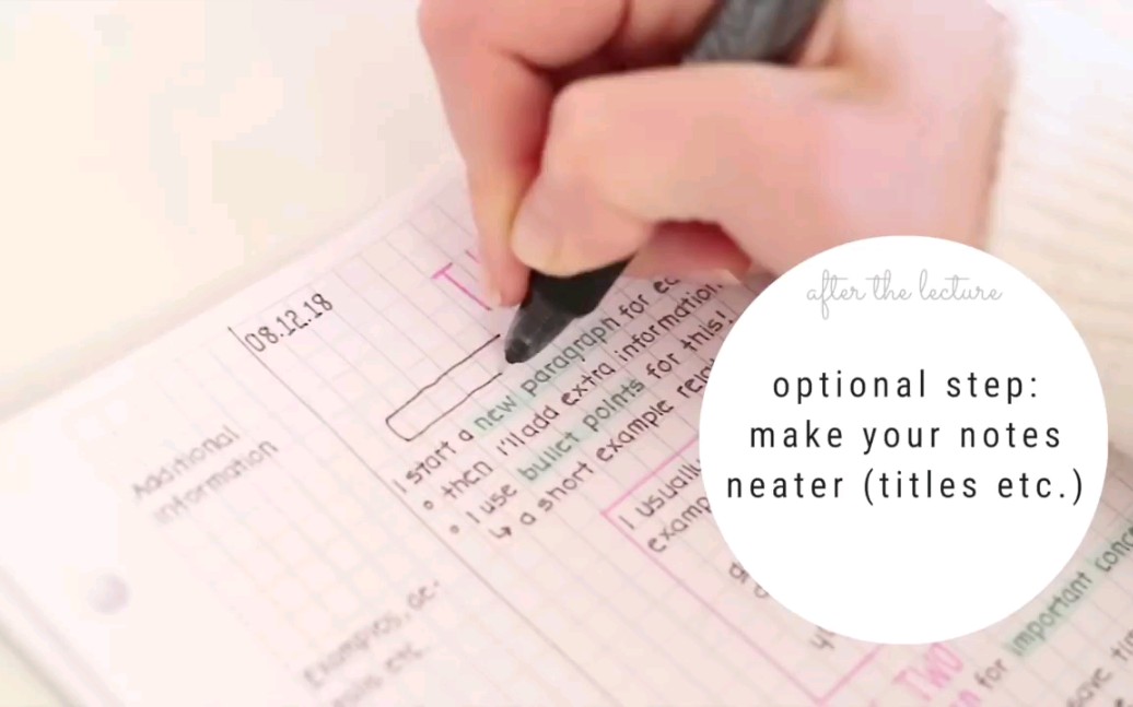 【studytee】如何整理高效又整洁的笔记_哔哩哔哩_bilibili