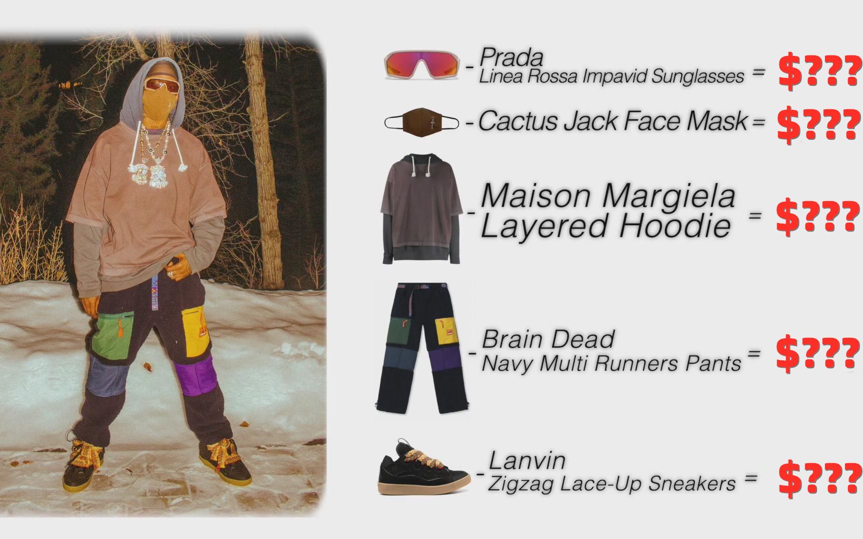 🌵Travis Scott🌵 日常穿搭解析 / 服饰都多少钱 !?_哔哩哔哩_bilibili