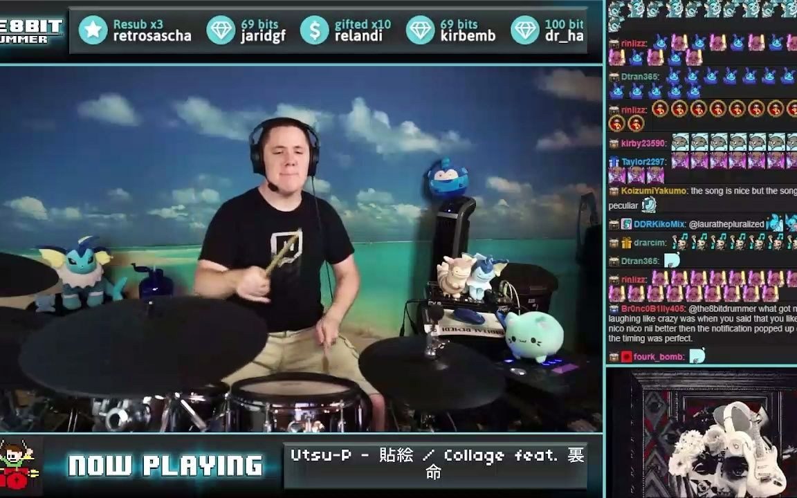 【The8BitDrummer】Utsu-P - 貼絵 Collage feat. 裏命_哔哩哔哩_bilibili