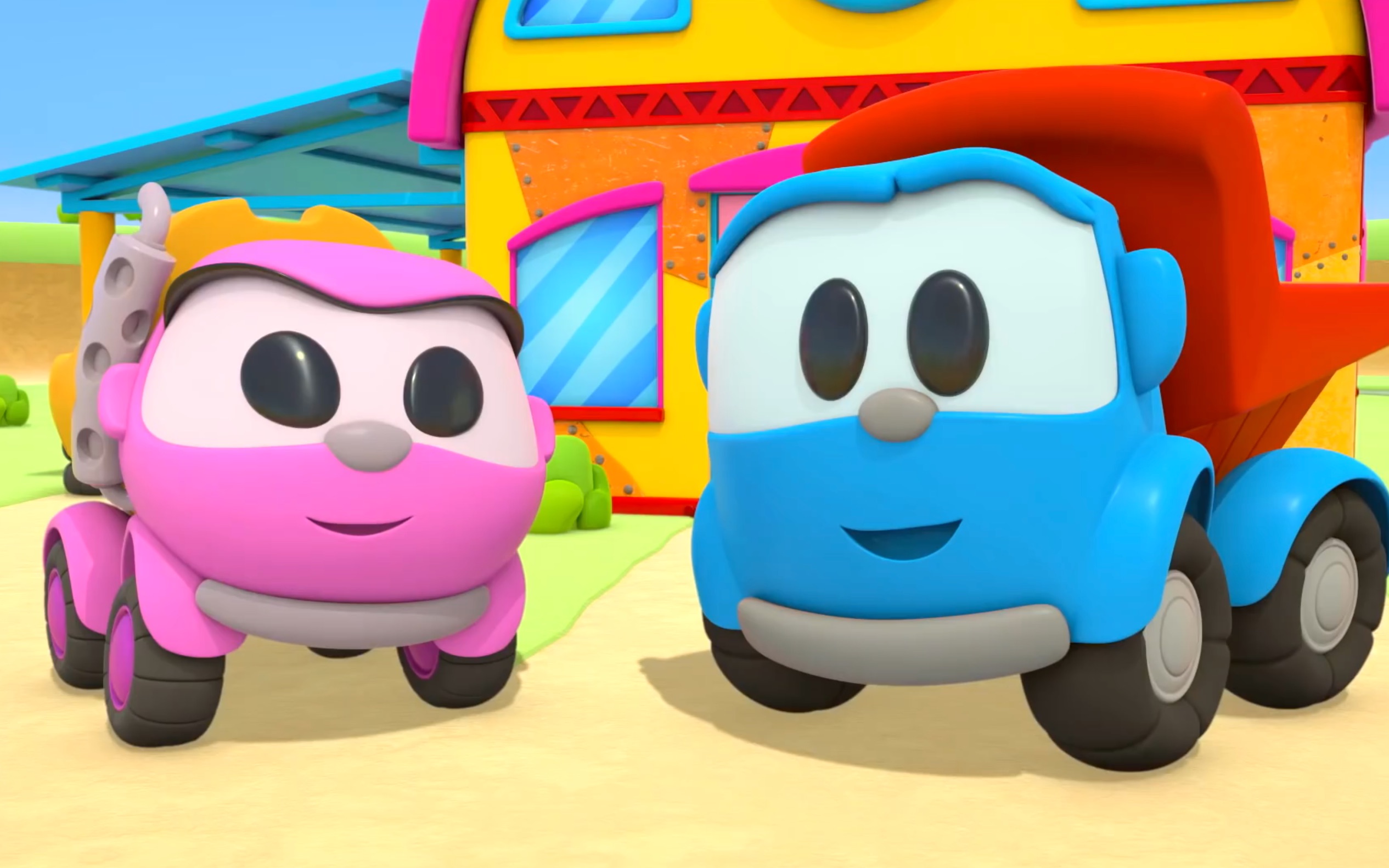 leo the truck幼儿英语启蒙动画系列 | 益智趣味模型机器人_哔哩哔哩_bilibili