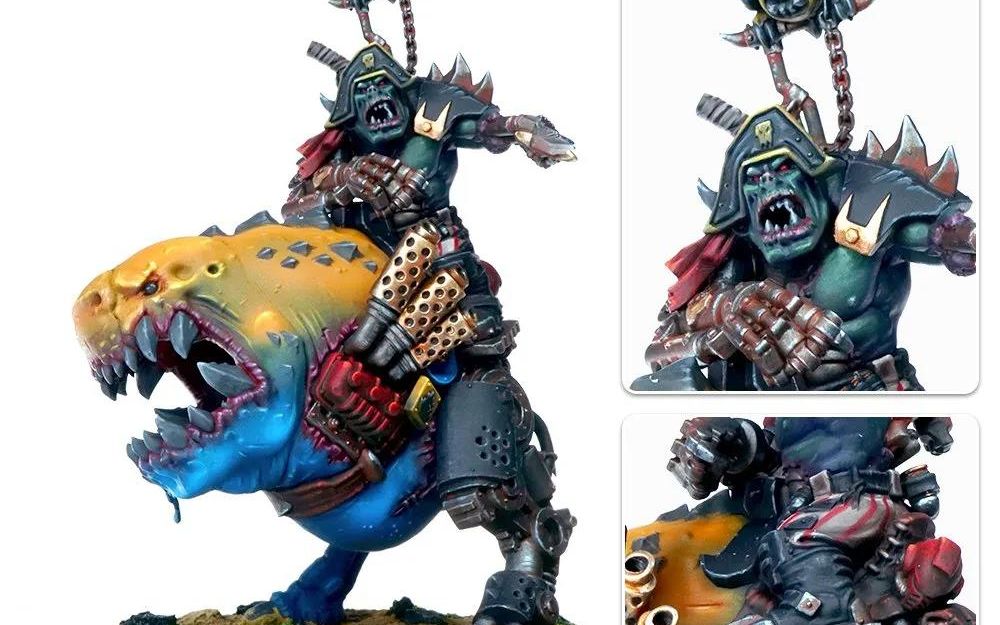 Mozrog Skragbad 改造+涂装—Kitbashing and Painting an Ork Freebooter Kaptin ...
