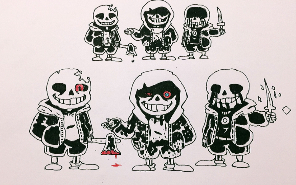 murder time trio 美术绘画_哔哩哔哩_bilibili