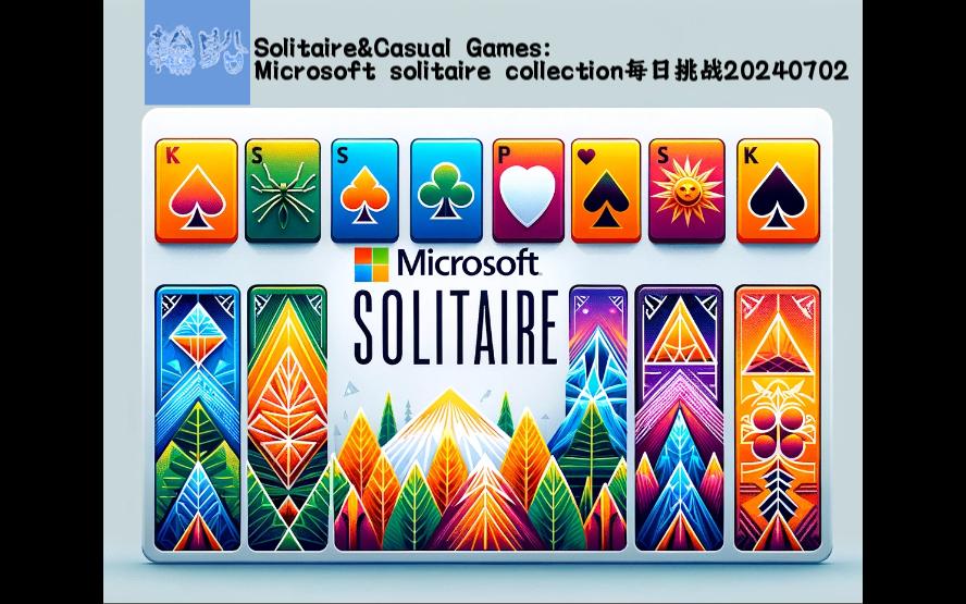 Solitaire&Casual Games：Microsoft solitaire collection每日挑战20240702 ...