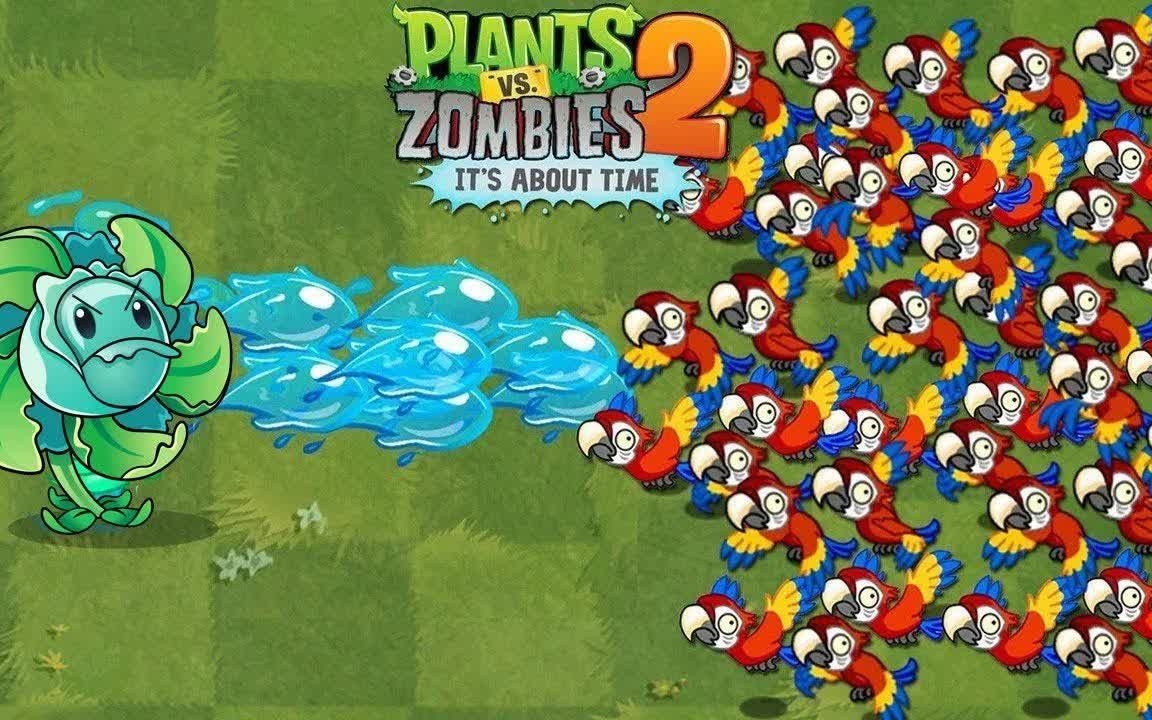 PvZ 2 - 有多少种植物可以击败100只鹦鹉僵尸？ - 哔哩哔哩