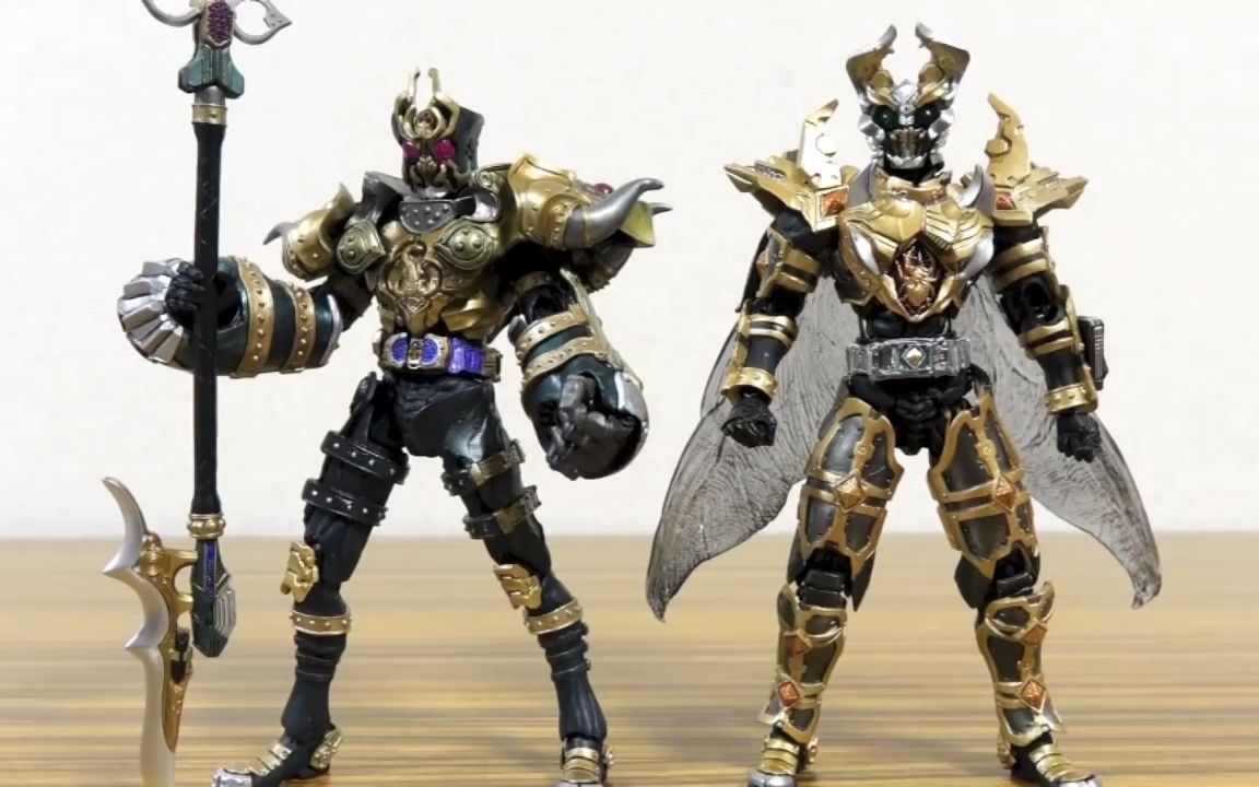 【假面骑士BLADE S.I.C】最强骑士Leangle杰克形态与橘前辈帝王形态SIC把玩，限定 HERO SAGA 仮面ライダー剣_ブレイド ...