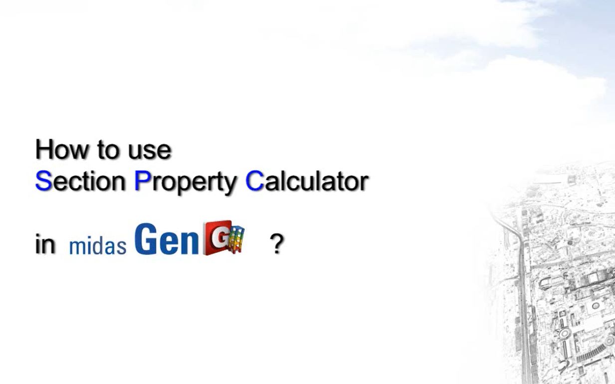 Section Property Calculator in midas (截面特性计算器SPC—导入方式)_哔哩哔哩_bilibili