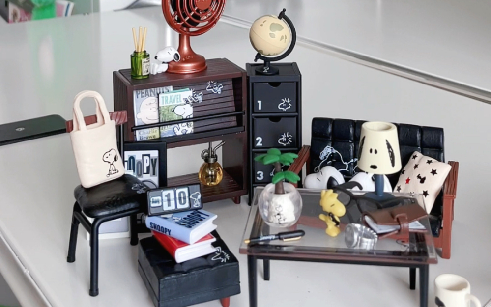 【RE-MENT微缩场景开箱】史努比的家_哔哩哔哩_bilibili