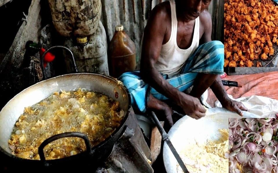 街头美食 | 孟加拉 | 美味的当地小吃 Pyaju&Nimki 只要2RMB_哔哩哔哩_bilibili