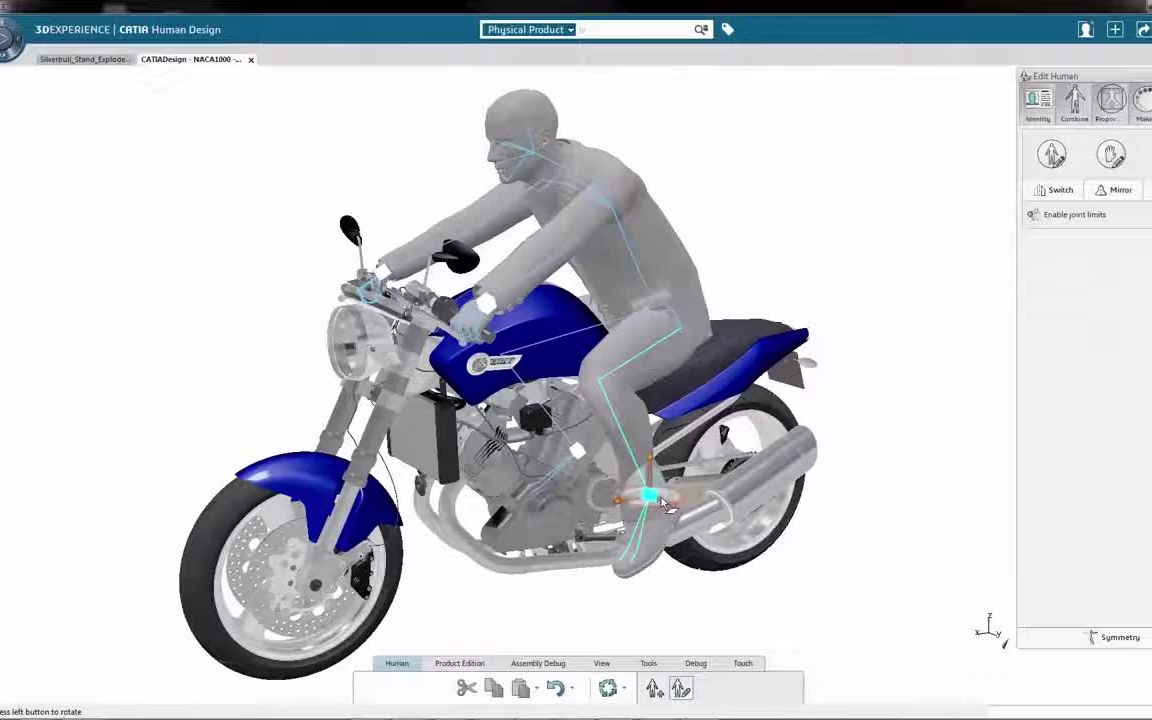 CATIA人体设计都这么牛了？-结构强度研究所-结构强度研究所-哔哩哔哩视频
