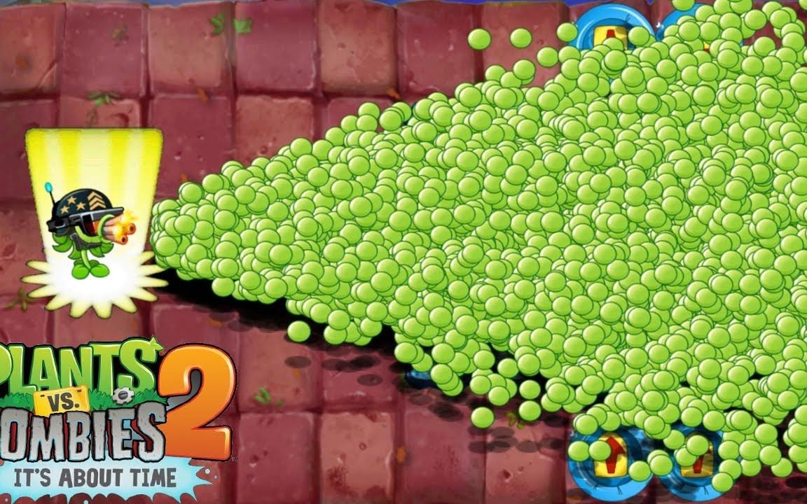 PvZ 2 Hard Challenge - 100 Plants level 1 Vs 100 Speed Buckethead ...