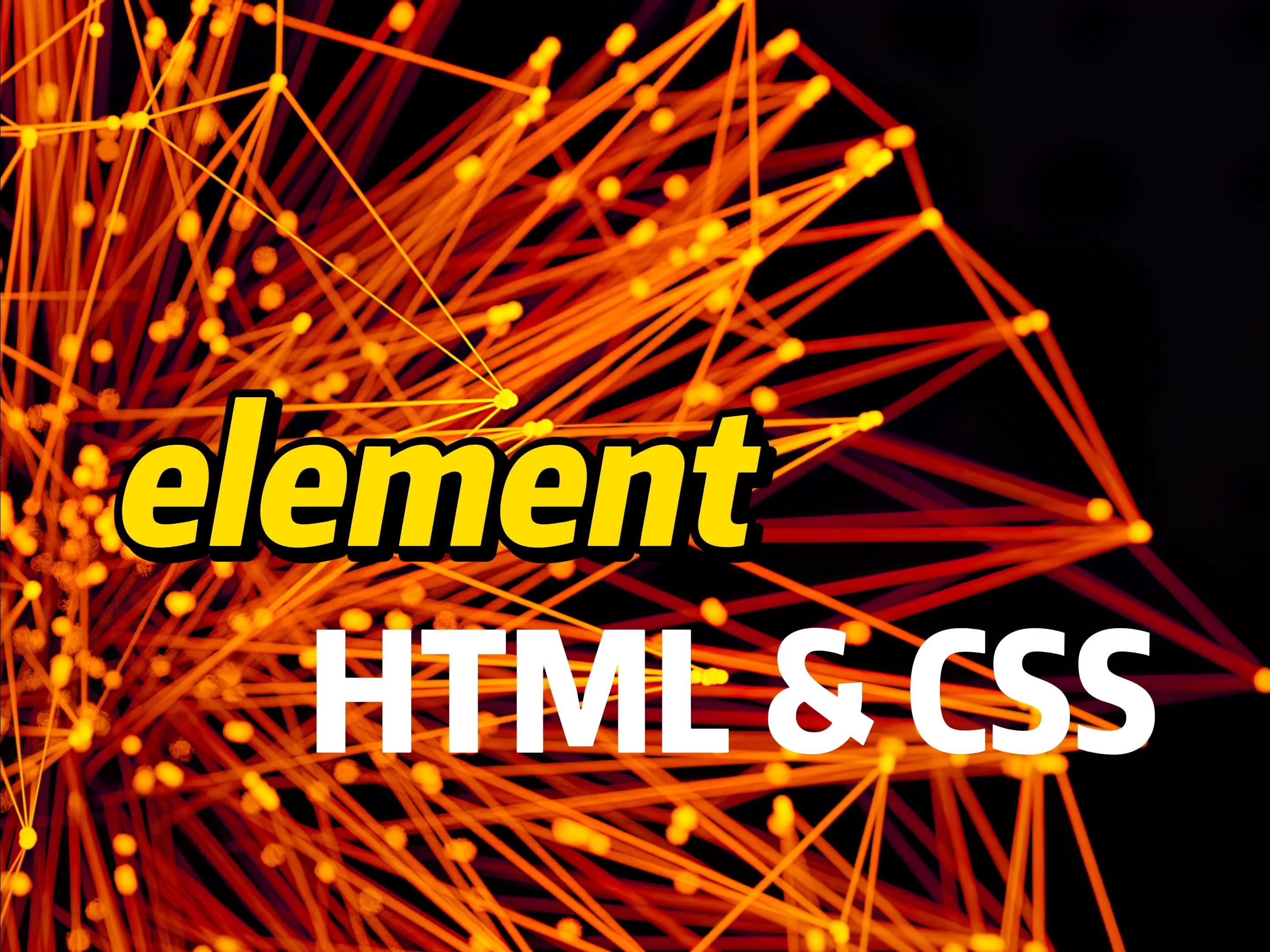 element - 《HTML&CSS》 - 哔哩哔哩