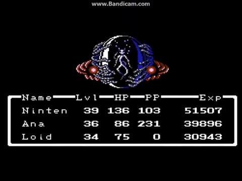 Mother 1 (Earthbound Beginnings) end boss (Giegue) + Credits_哔哩哔哩_bilibili