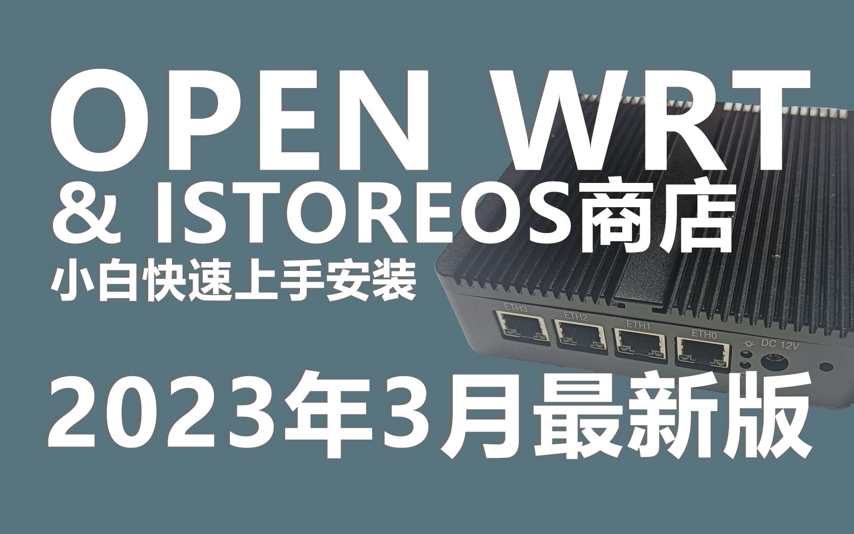 OpenWrt丨添加了iStore商店丨适合当主路由丨2023 - 视频下载 Video Downloader