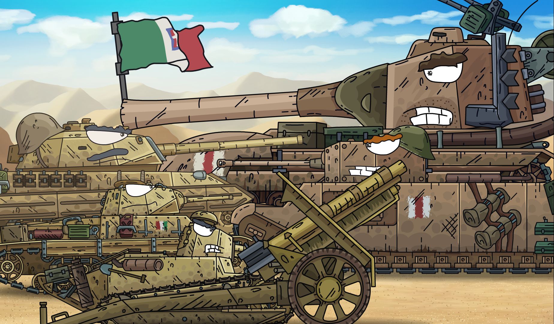 【坦克动画】183在埃及 #2 [Boosty]-Gerand-Gerand-哔哩哔哩视频