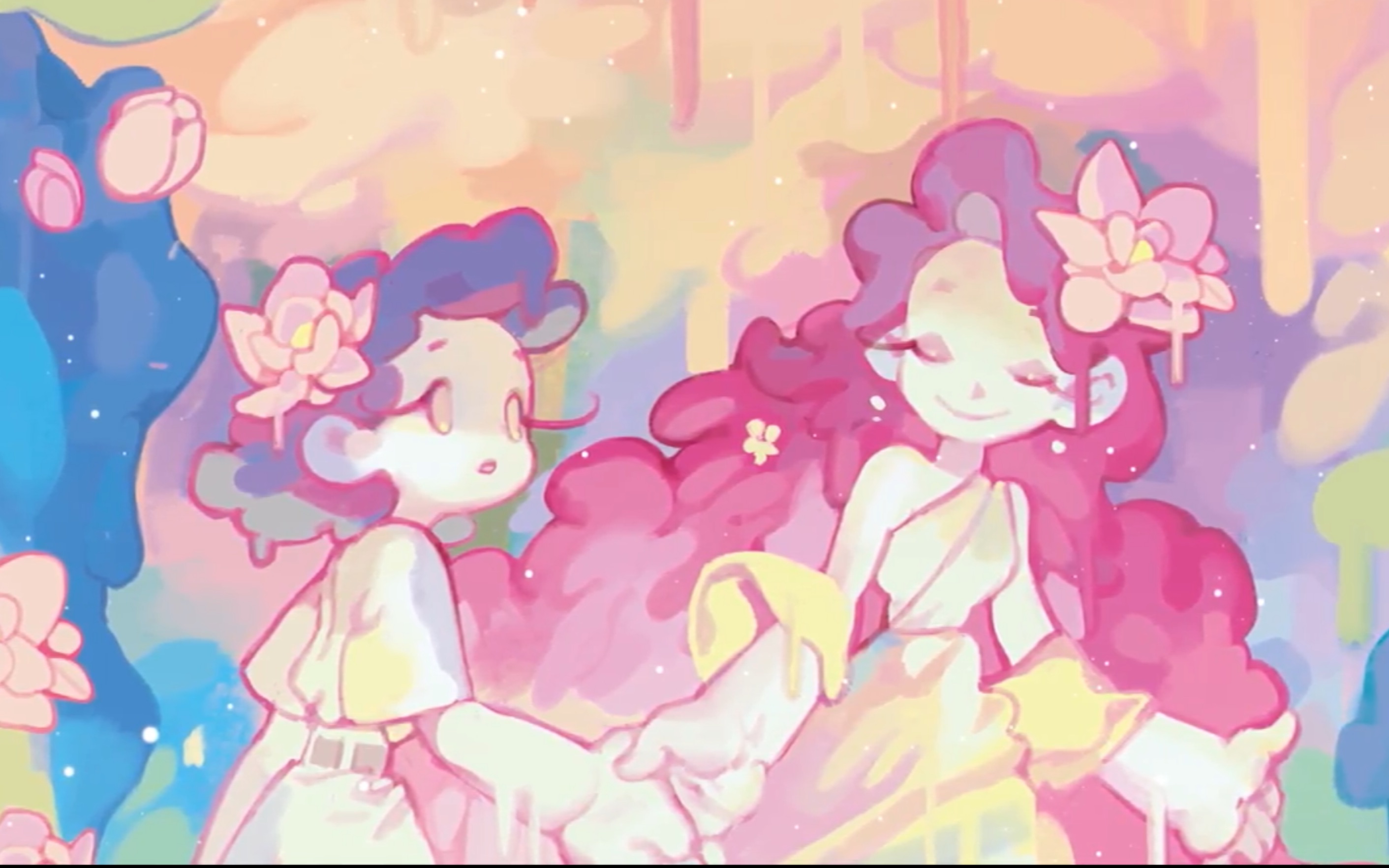 [Speed Painting]韩国画师WEJI魔女森林插画_哔哩哔哩_bilibili