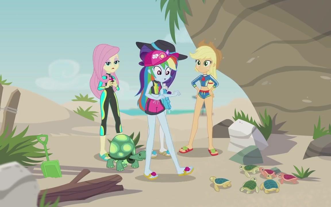 MLP_ Equestria Girls Season 1 - 'Aw…Baby Turtles' Exclusive Short_哔哩哔哩 ...