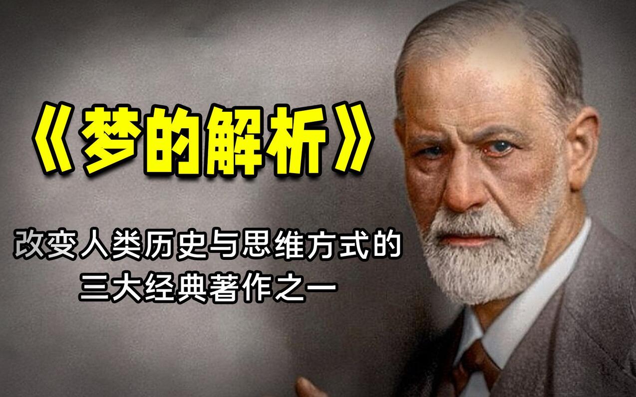 深度解读《梦的解析》:弗洛伊德精神分析学派奠基之作 哔哩哔哩